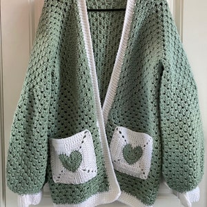 Handmade Crochet Cardigan - Etsy