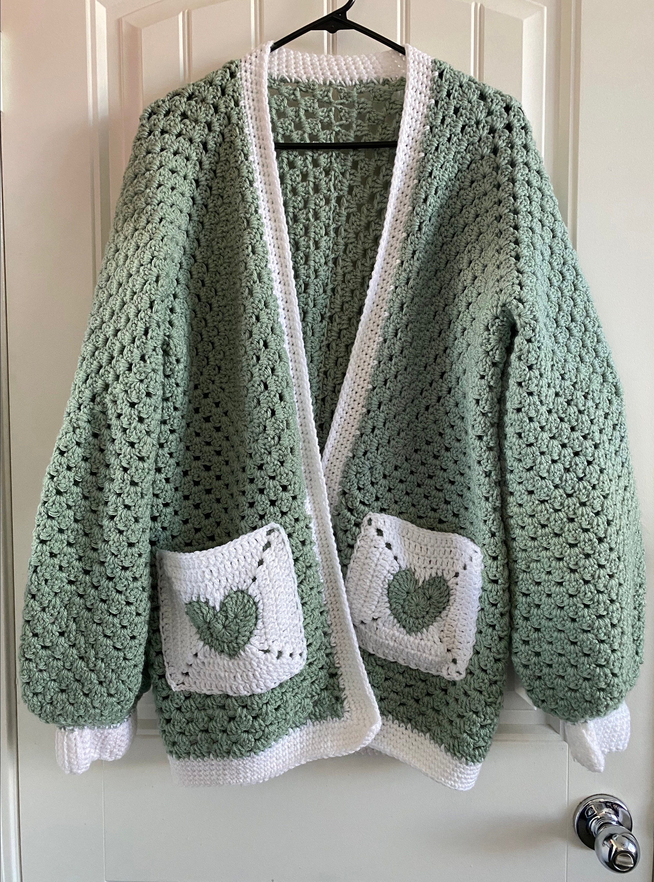 Handmade Crochet Cardigan - Etsy