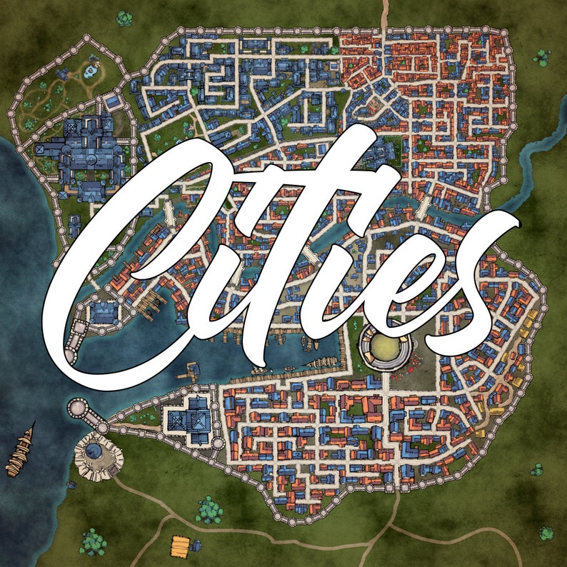 Custom Fantasy Map Comissions - Etsy