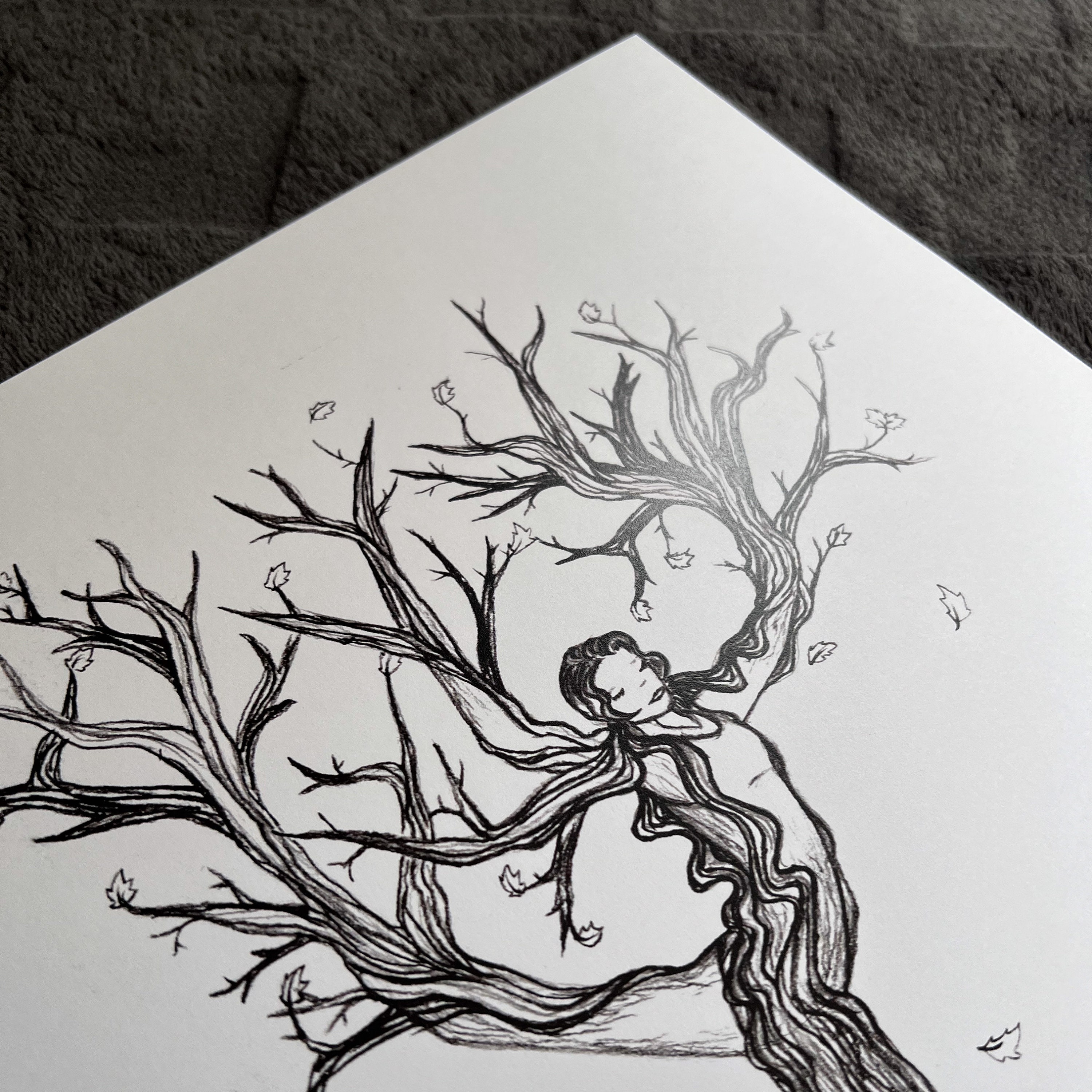 Tree Dancer Fall Print - Etsy