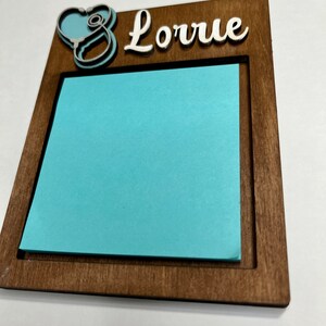 Sticky Note Pad SVG File - Laser Cut File Personalized Sticky Note Pad ...