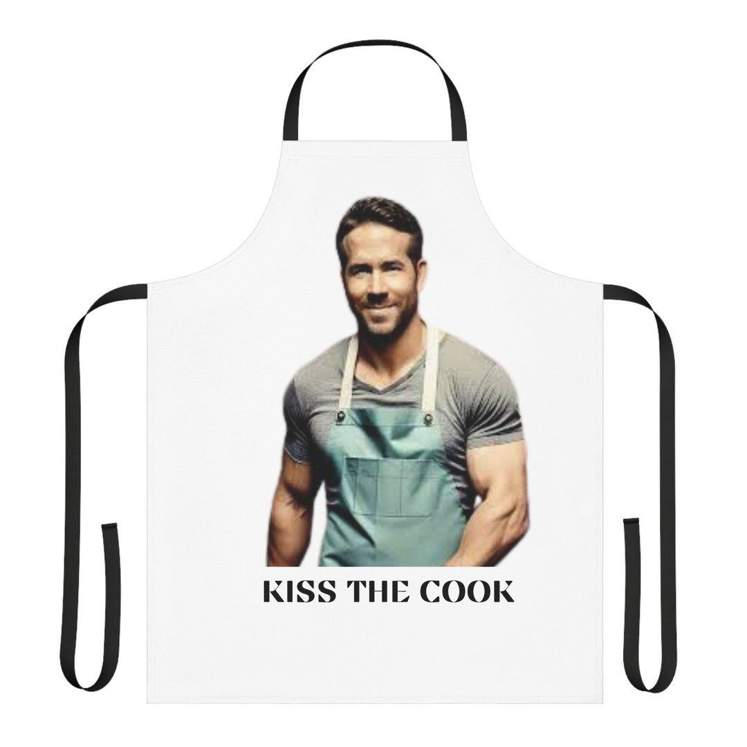 Ryan Reynolds Kiss the Cook Apron, Ryan Reynolds, Ryan Reynolds ...