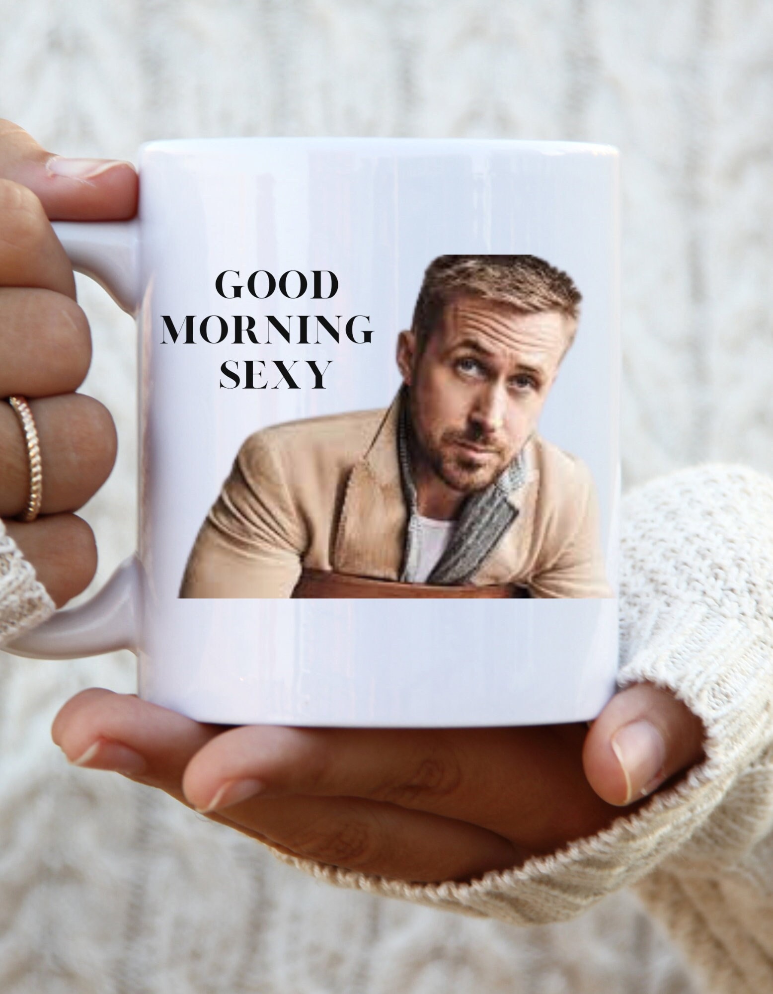 Ryan Gosling Birthday, Ryan Gosling Fan, Ryan Gosling Coffee Cup ...