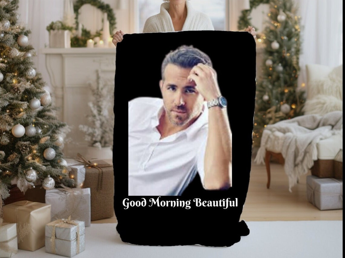 Ryan Reynolds Merchandise, Ryan Reynolds Blanket, Blanket for Her, Best ...