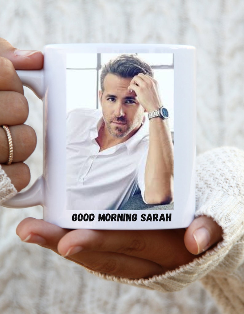 Ryan Reynolds Birthday, Ryan Reynolds Fan, Ryan Reynolds Gift, Coffee ...