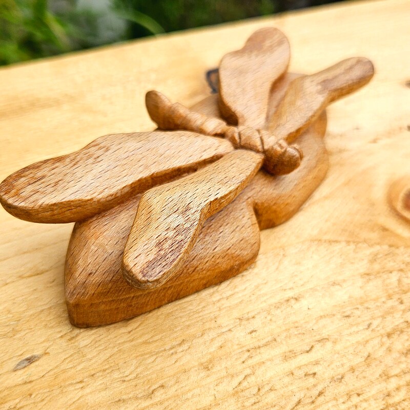 Dragonfly Wood Carving - Etsy