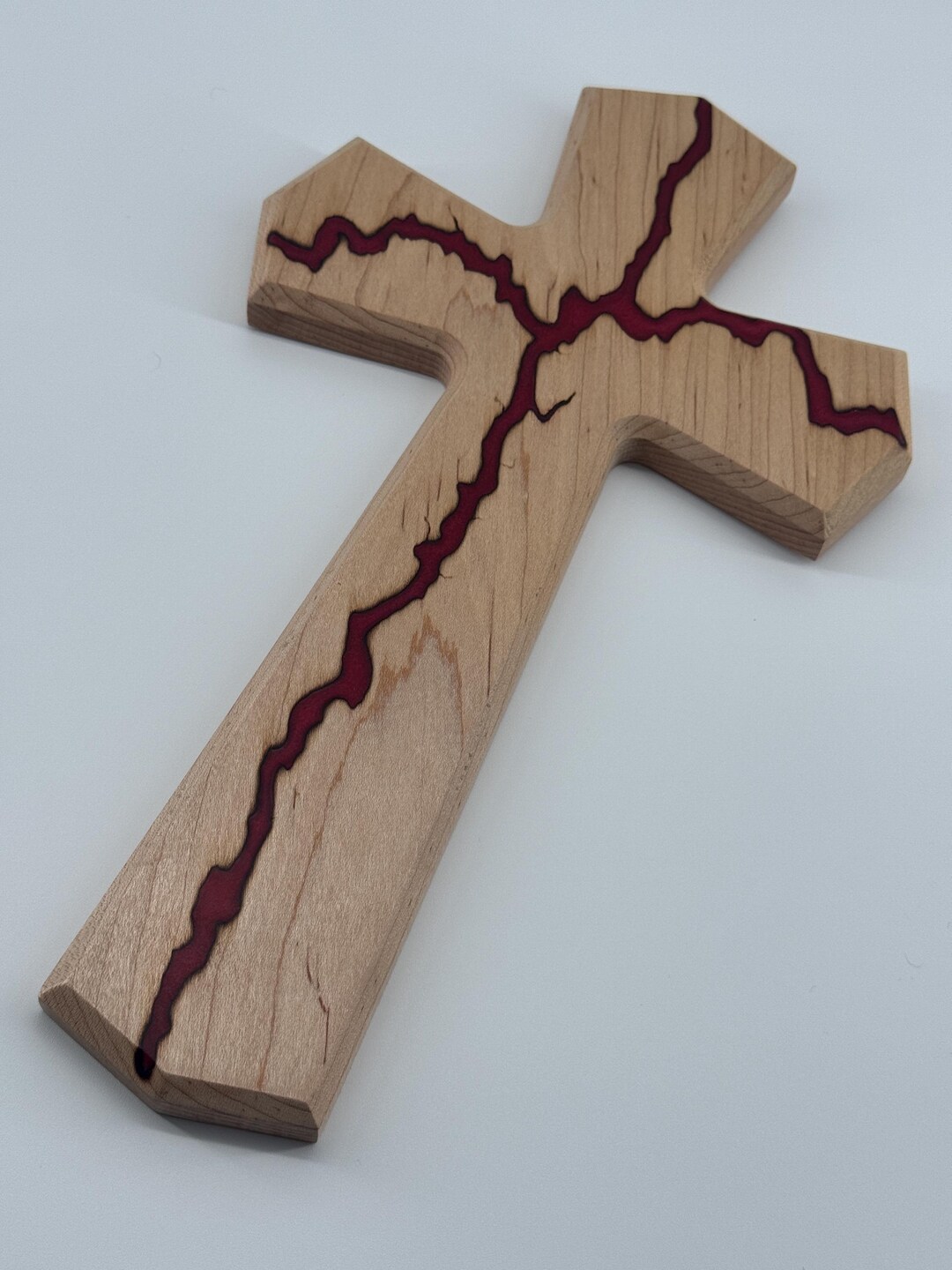 Maple Lichtenberg/fractal Burned Cross - Etsy