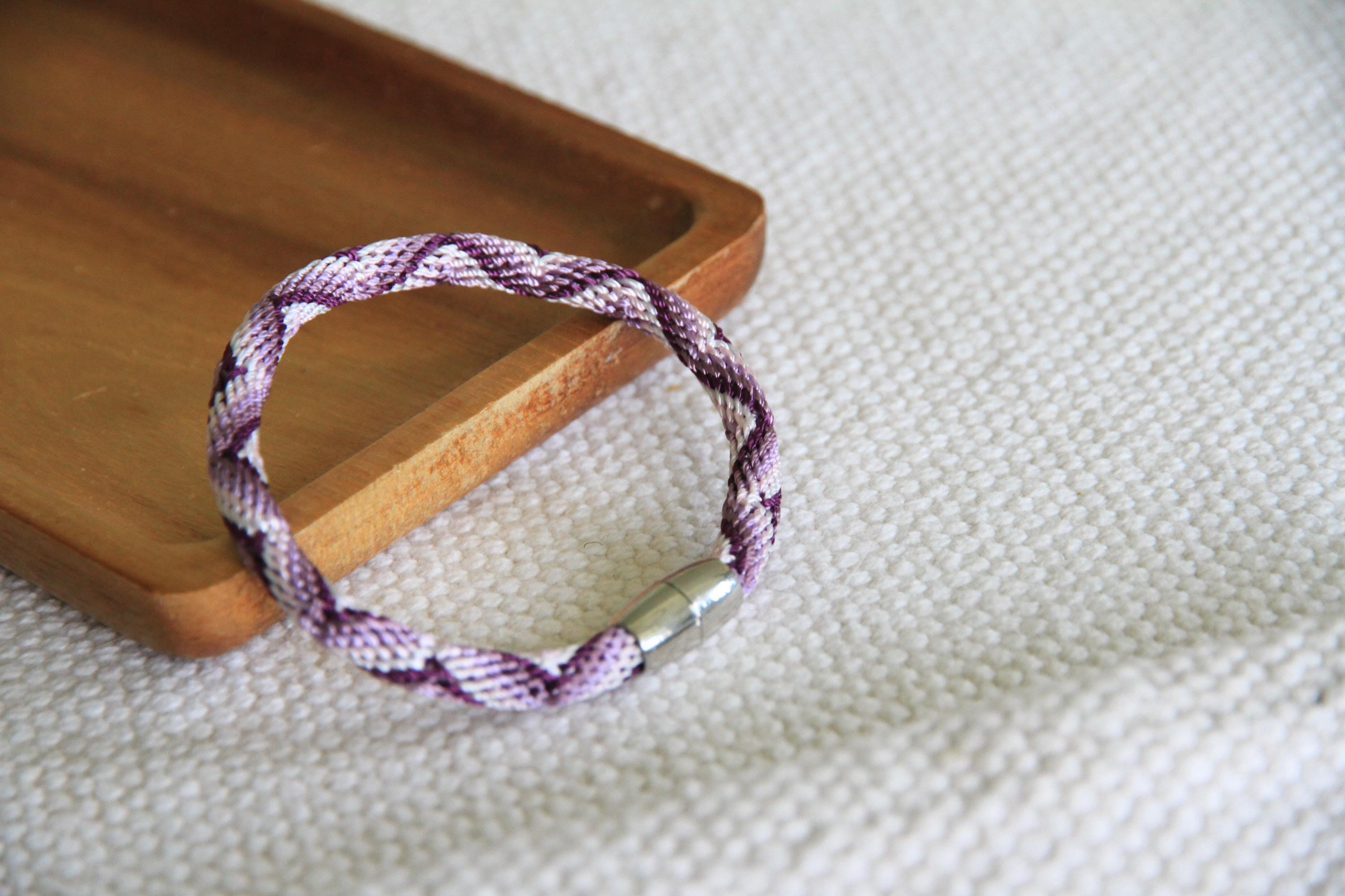 Kumihimo Bracelet Custom 4 Colors Tibet 9 Eyes Pattern - Etsy