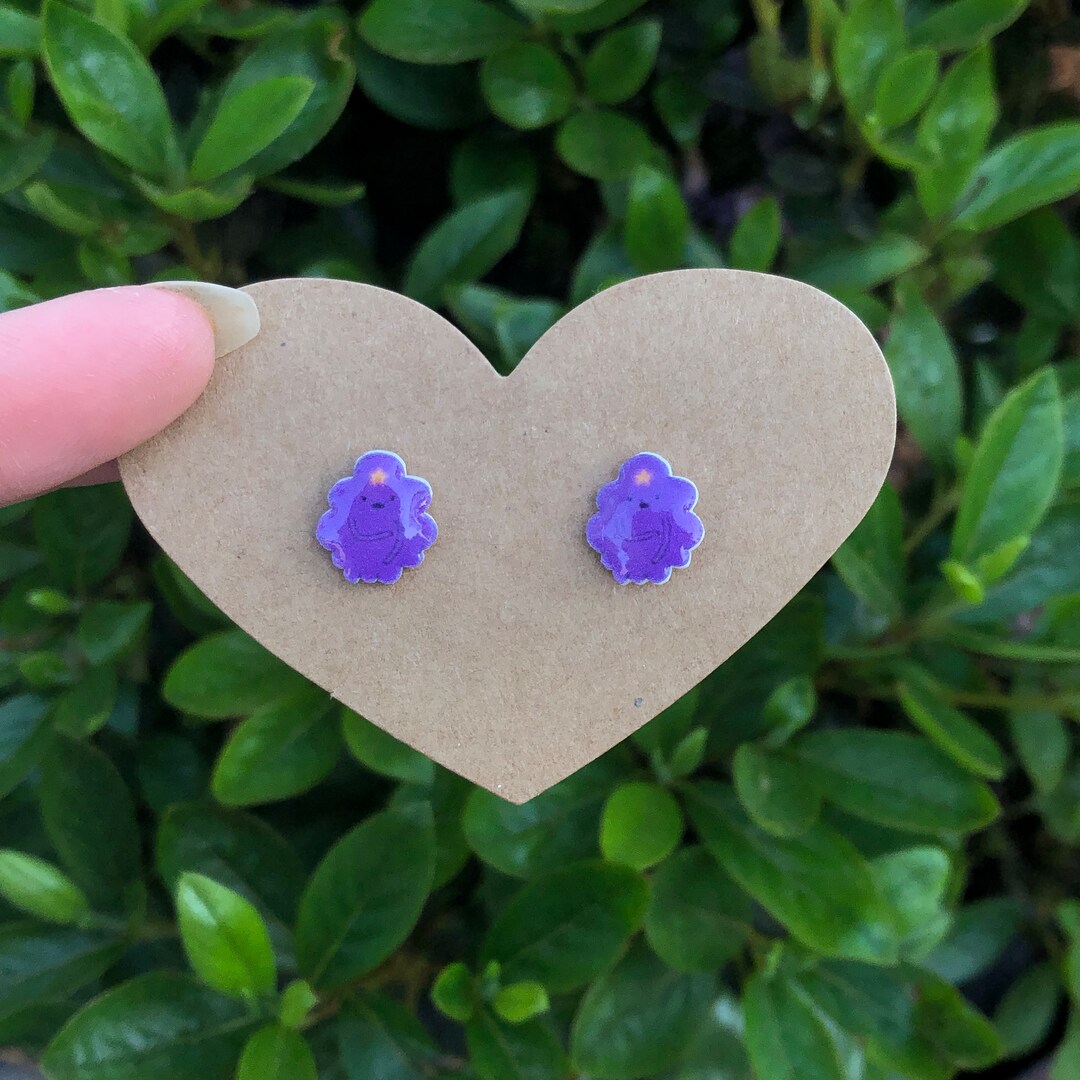 Cartoon Stud Earrings - Etsy