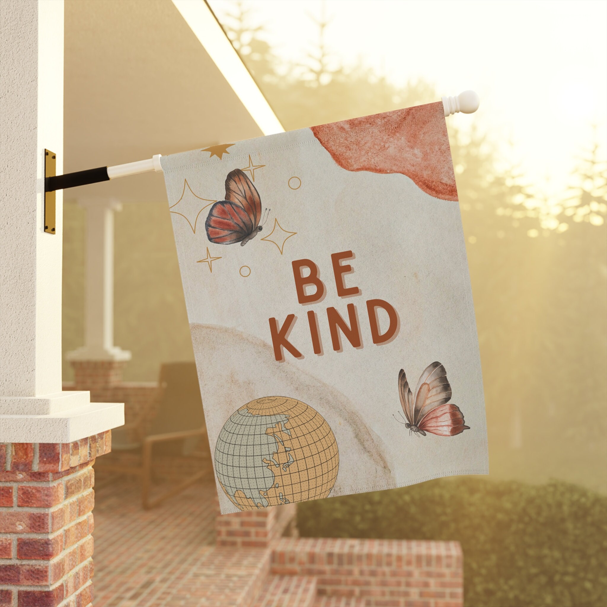 Be Kind Garden Flag Be a Good Neighbor Front Porch Decor - Etsy