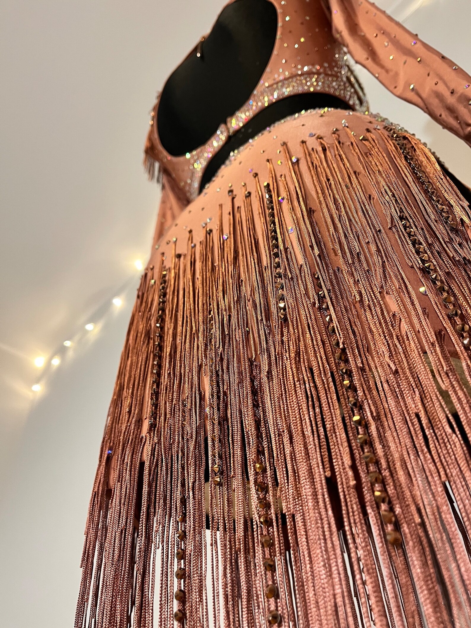 Unique Gold Rose Latin Dress - Custom Made Dance Dress - Etsy