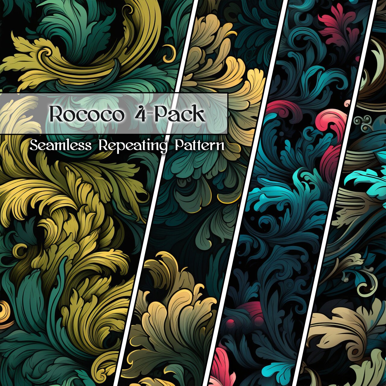 Rococo Wallpaper Seamless