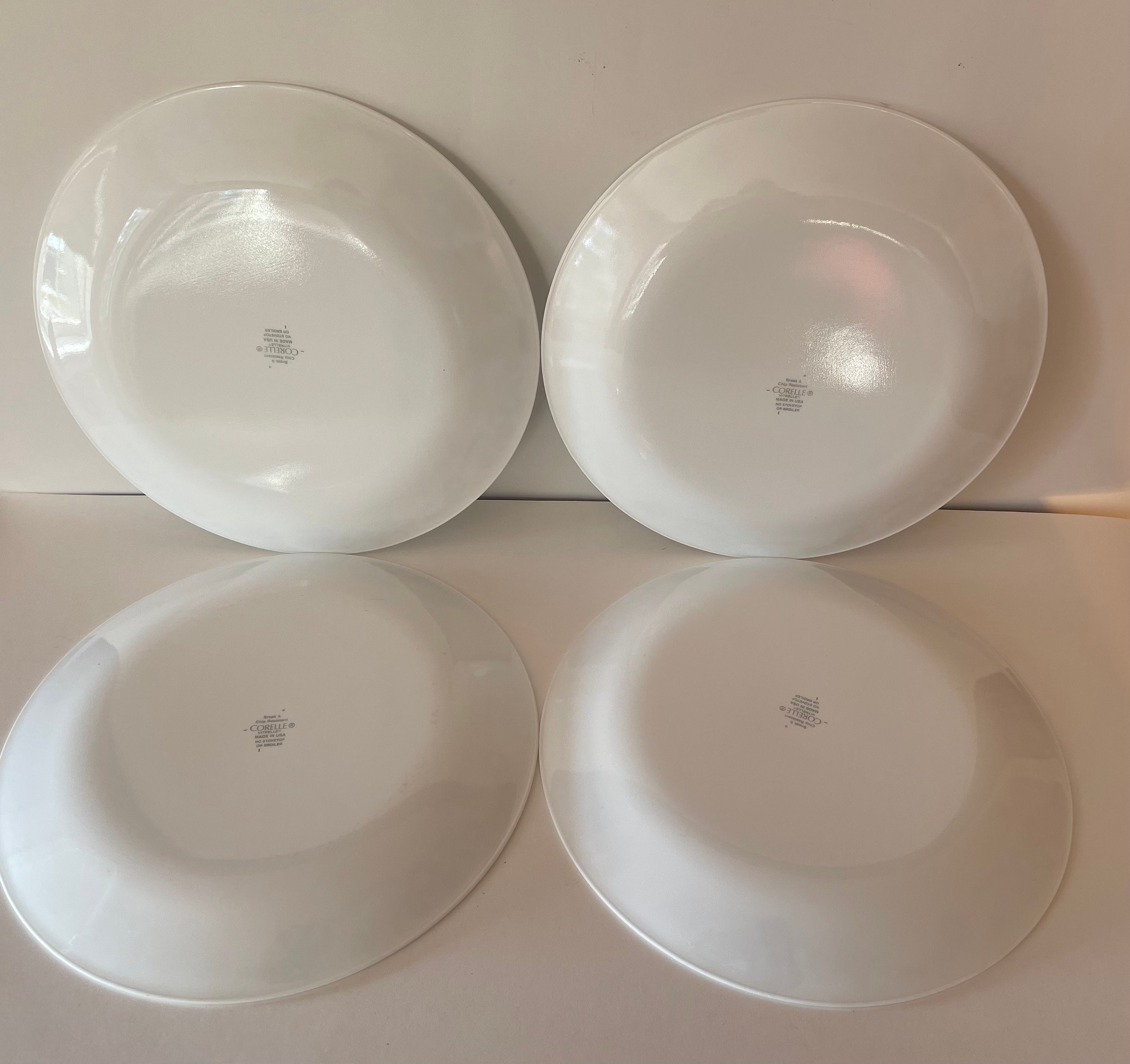 Corning Corelle Blue Cornflower Dinner Plates Set Discontinued Pattern ...