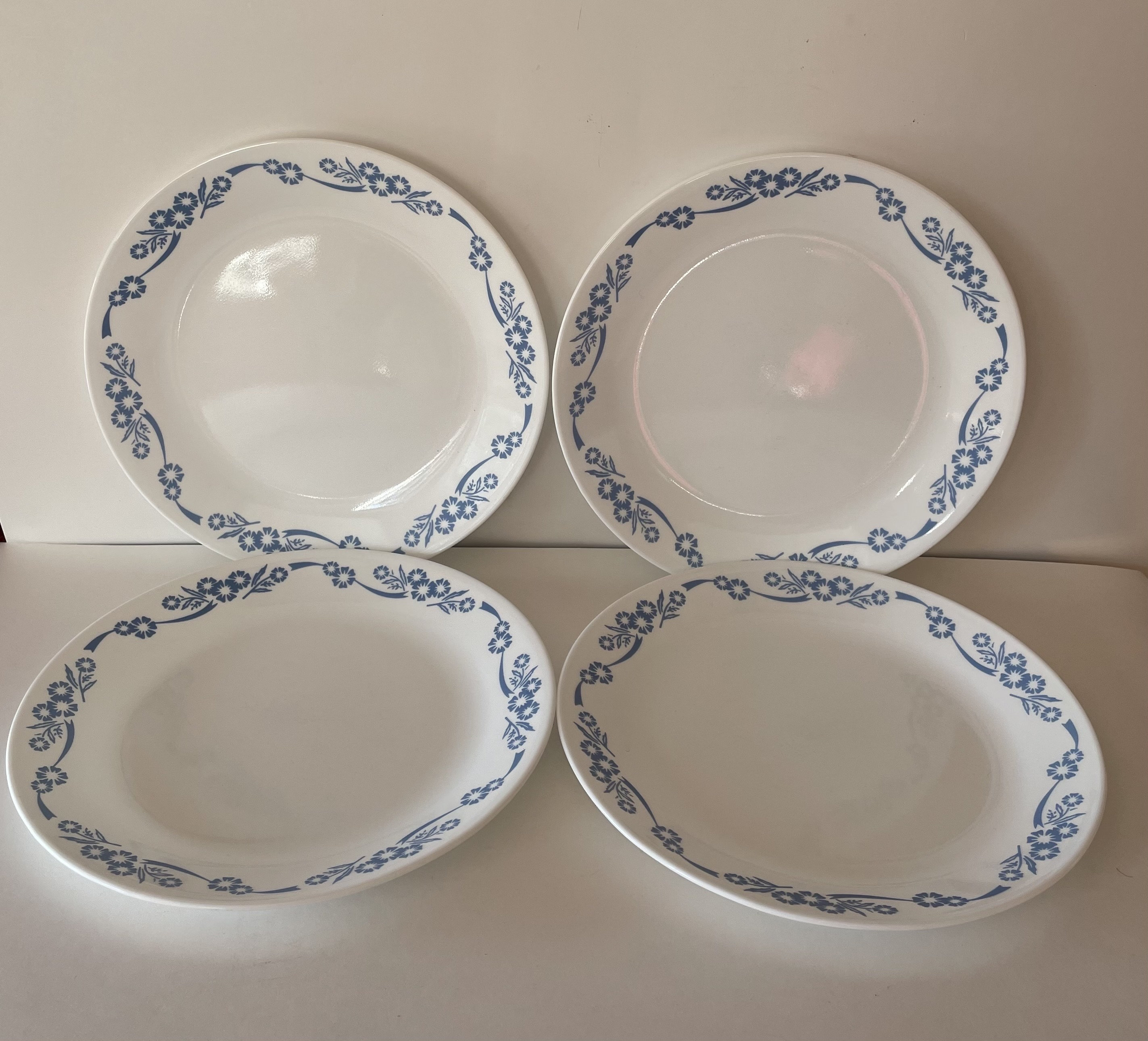 Corning Corelle Blue Cornflower Dinner Plates, Salad Pates and Cereal ...