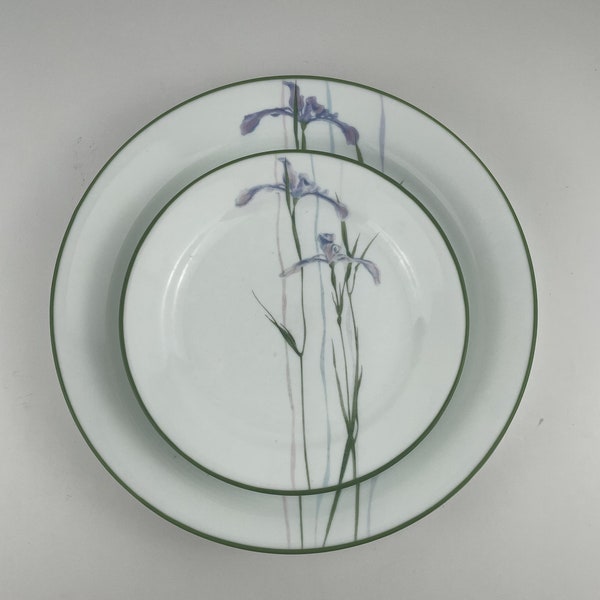 Iris Plates - Etsy