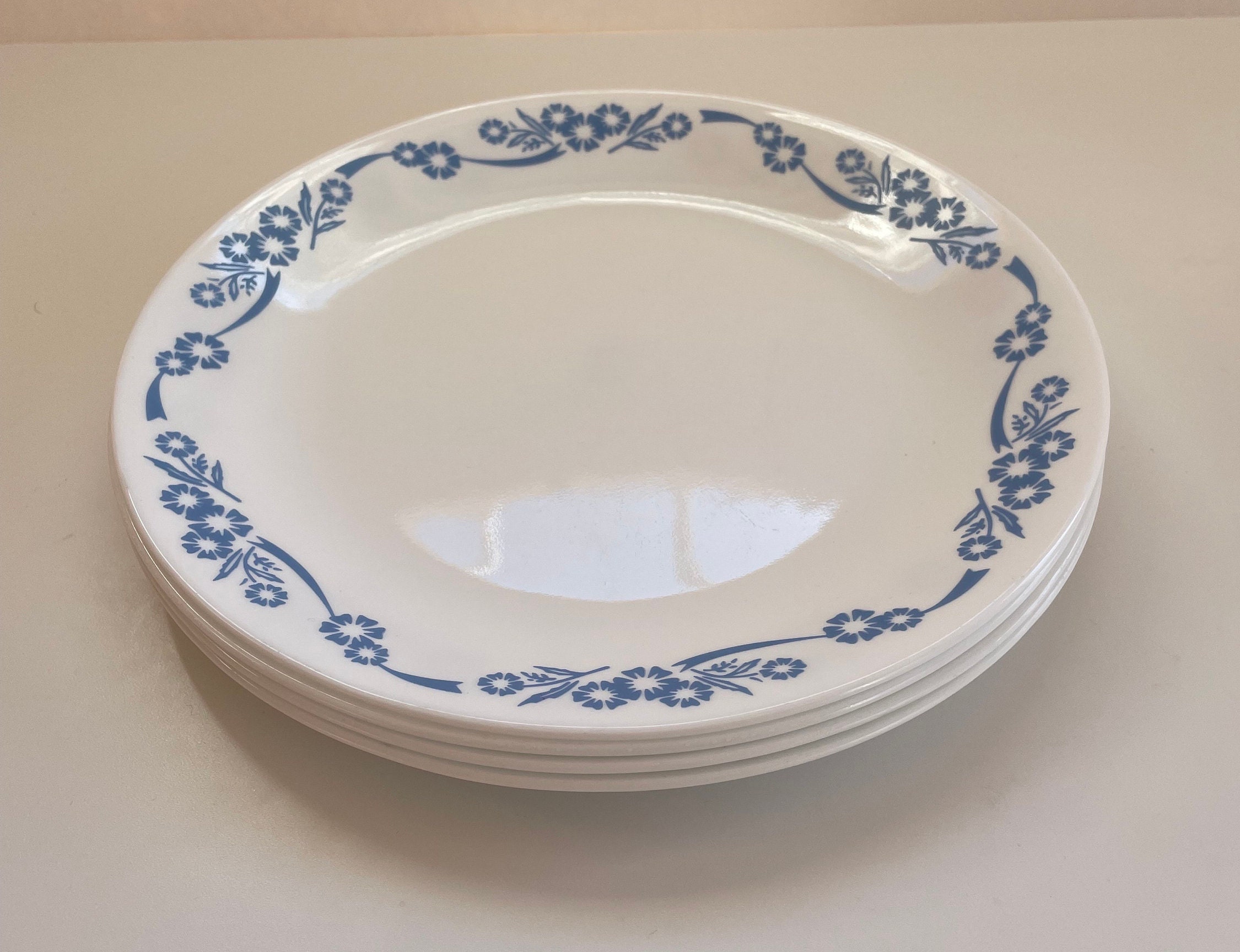 Corning Corelle Blue Cornflower Dinner Plates, Salad Pates and Cereal ...