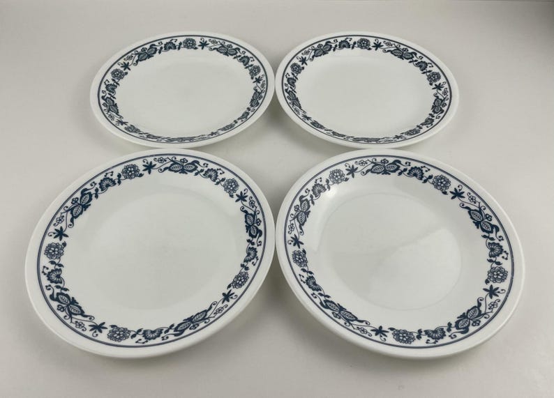 Corelle Old Town Blue Dinner, Lunch, Salad Plates, Fruit Nappies, Pasta ...