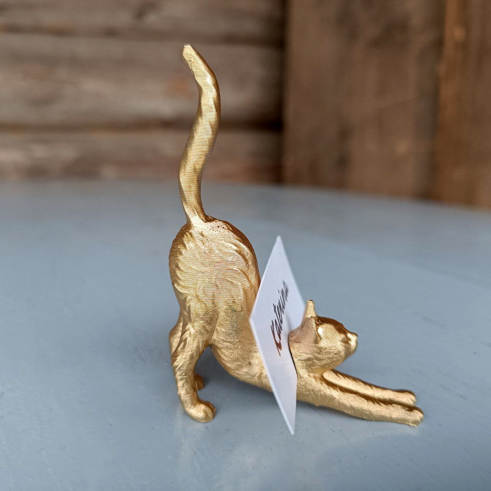 Cat Themed Wedding Place Card Holders, Cat Party Favors, Name and Table ...