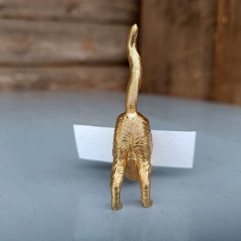 Cat Themed Wedding Place Card Holders, Cat Party Favors, Name and Table ...