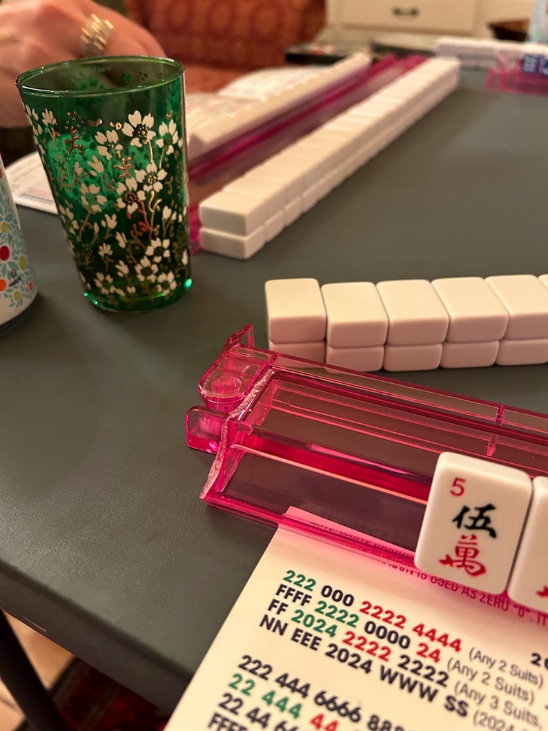 Mahjong Set Personalized: Hand Painted Monogramed Box With Full Mahjong ...