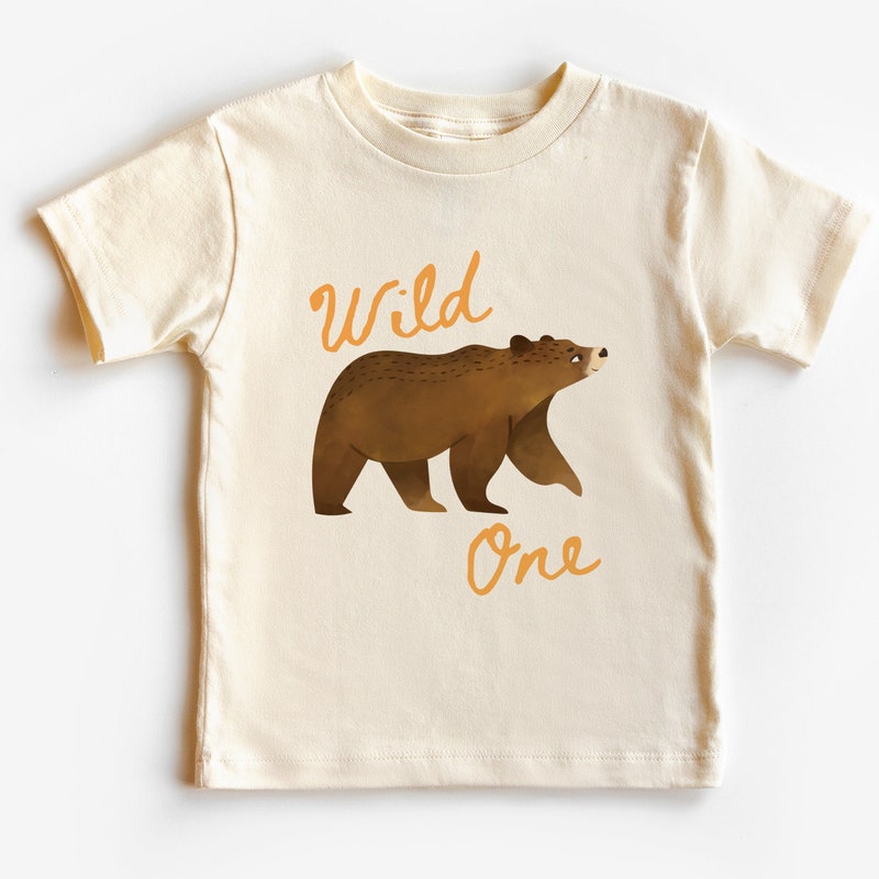 Wild One Bear - Etsy