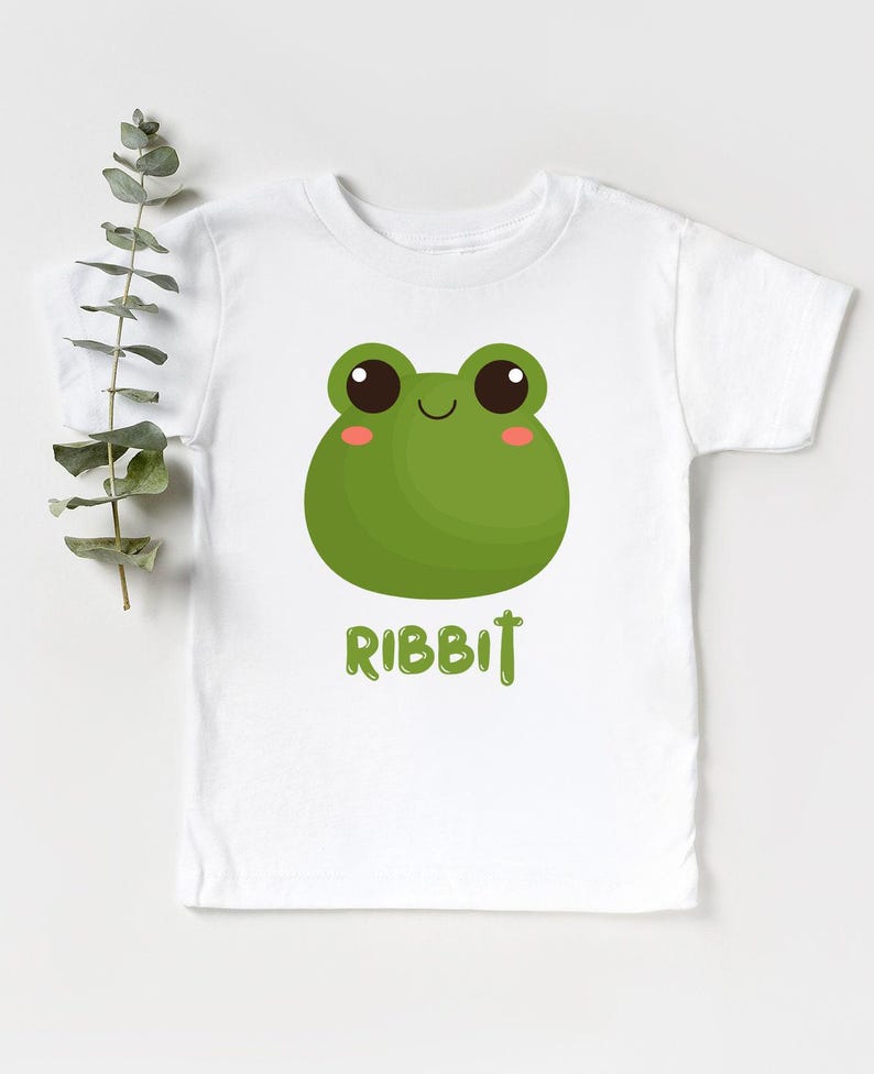 Ribbit Frog T-shirt: Quirky Animal Graphic Tee, Frog Lover Gift - Etsy