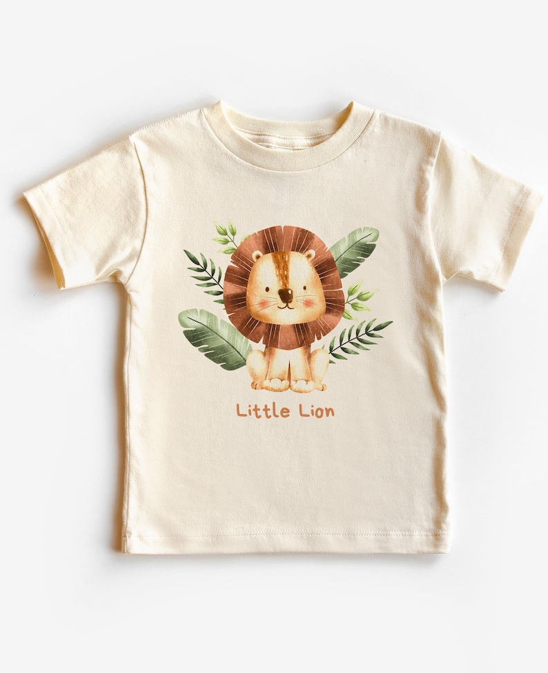 Little Lion Baby T-shirt, Lion Toddler Shirt, Little Lion Kids Tee ...