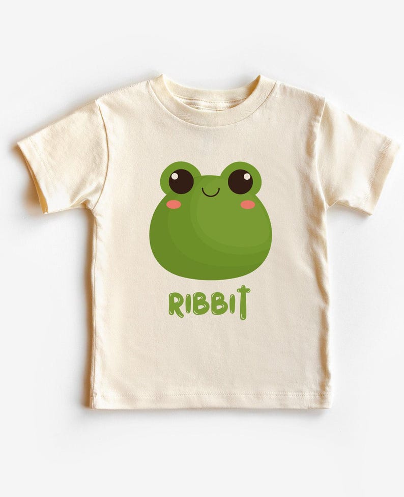 Ribbit Frog T-shirt: Quirky Animal Graphic Tee, Frog Lover Gift - Etsy