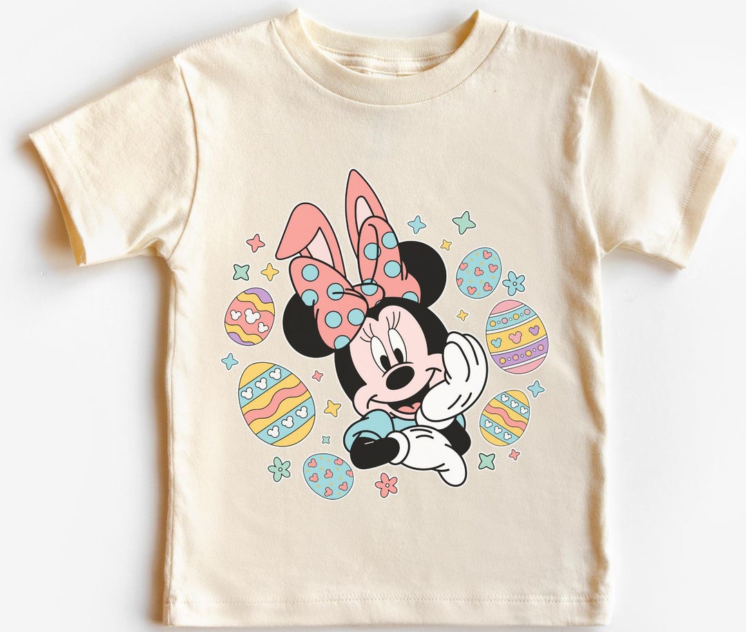 Minnie Disney Kids Easter T-shirt – Cute Bunny Ears Minnie Tee, Toddler ...