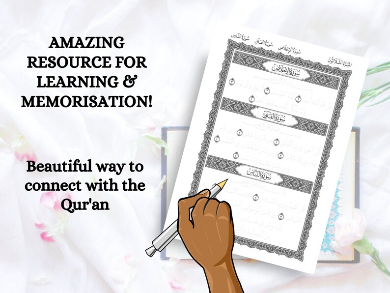 Juz 30 Traceable Quran Printable Uthmani/madani Script Juz Amma Quran ...