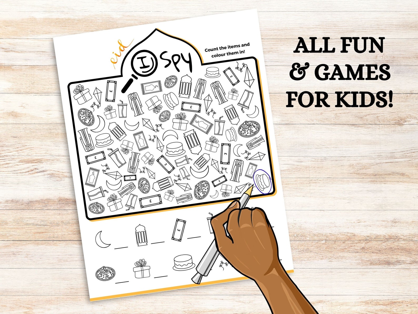 I-spy Eid Game Printable Eid 'I Spy' Games Children's Eid Games Eid ...