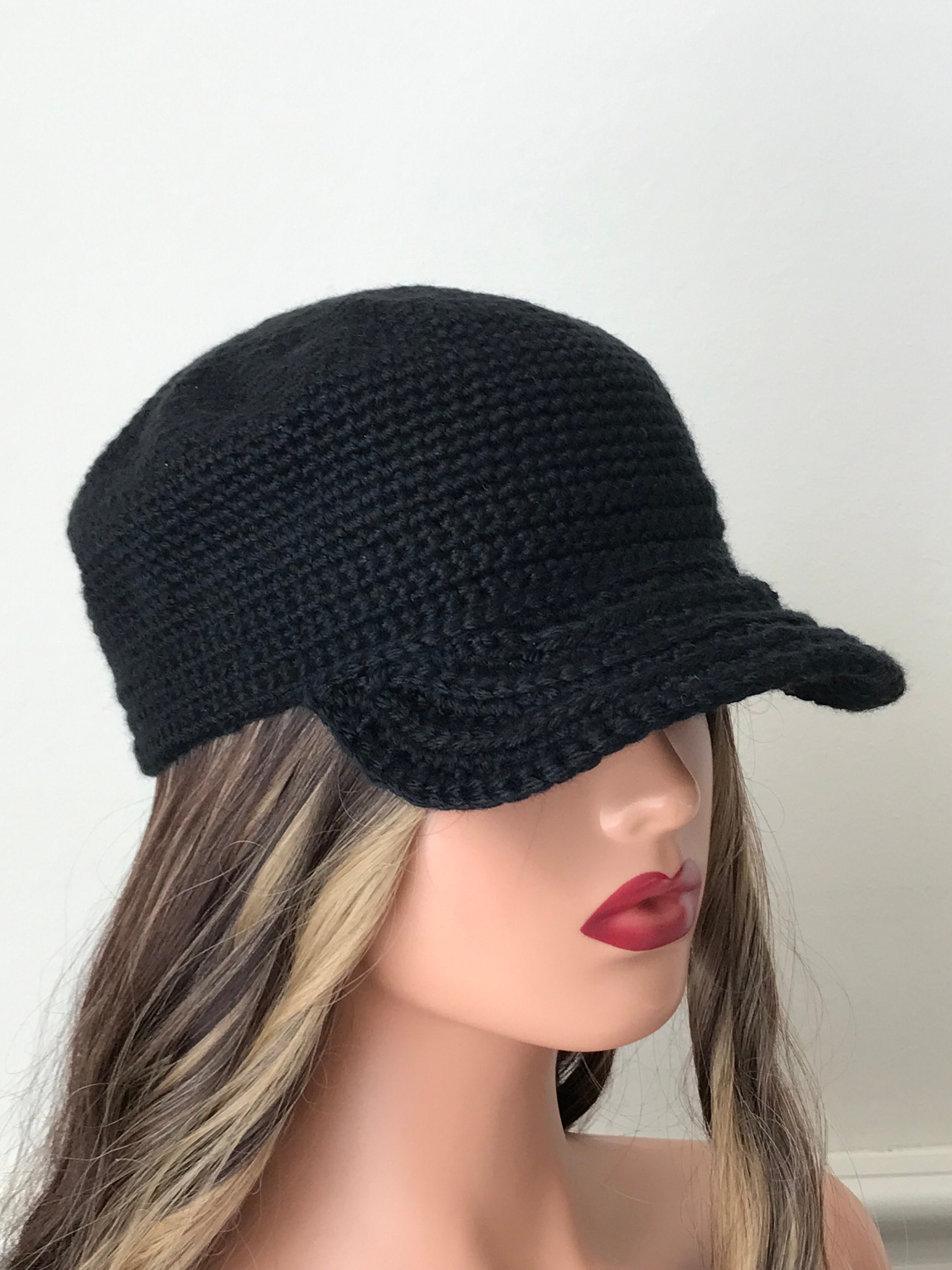 Chunky Crochet Baseball Cap , Crochet Baseball Hat , Crochet Baseball ...