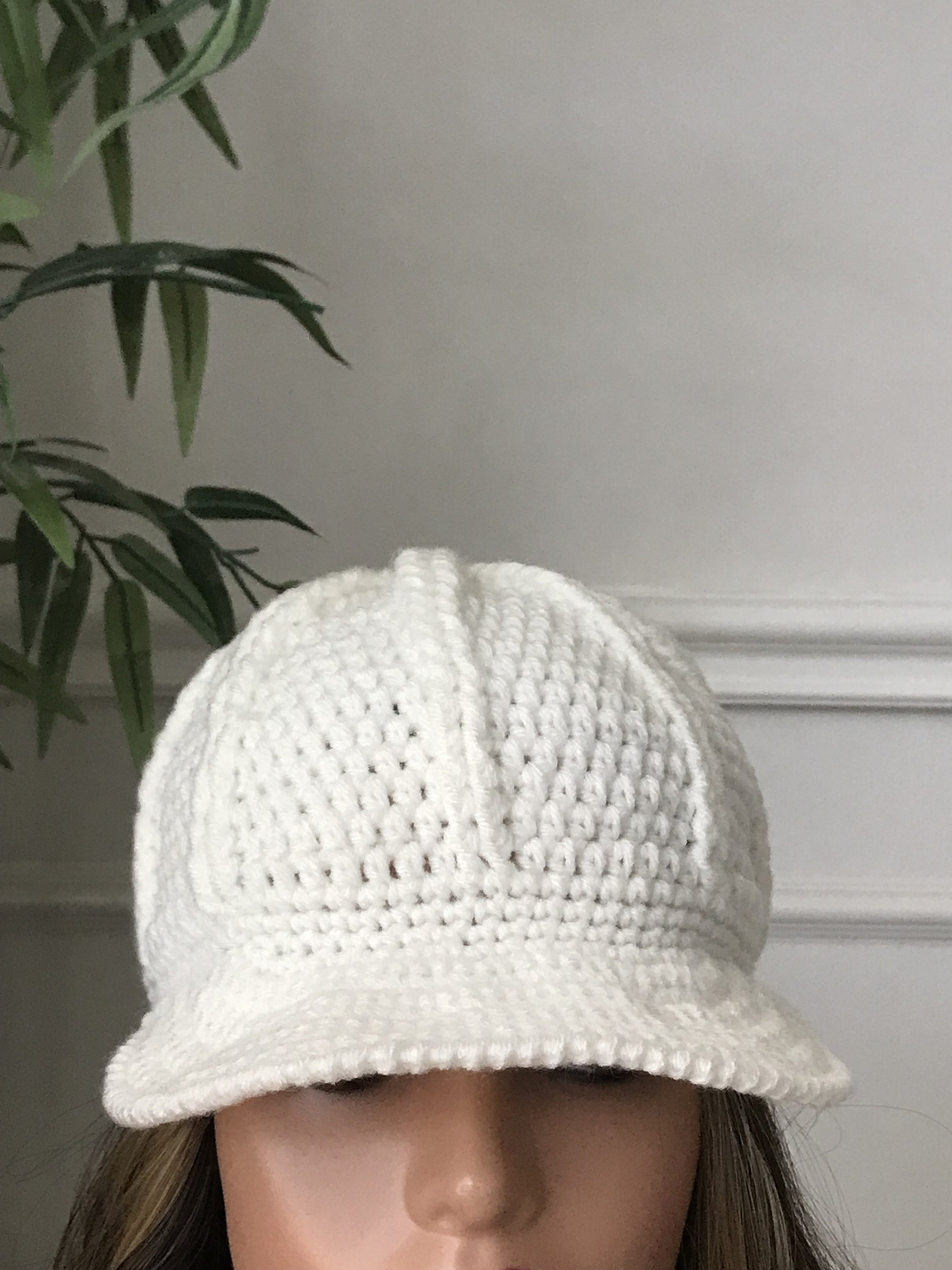 Chunky Crochet Baseball Cap , Crochet Baseball Hat , Crochet Baseball ...