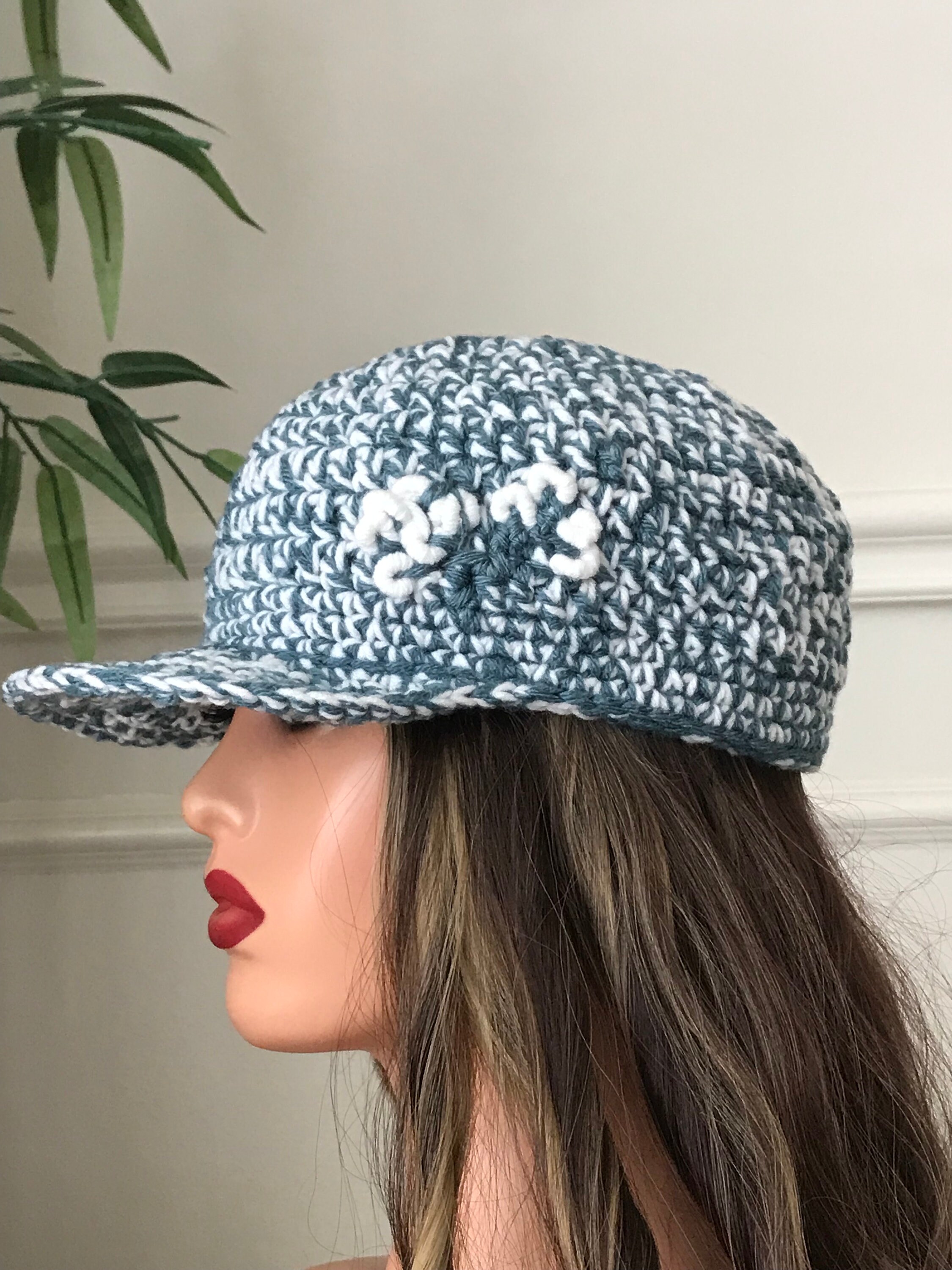 Chunky Crochet Baseball Cap , Crochet Baseball Hat , Crochet Baseball ...