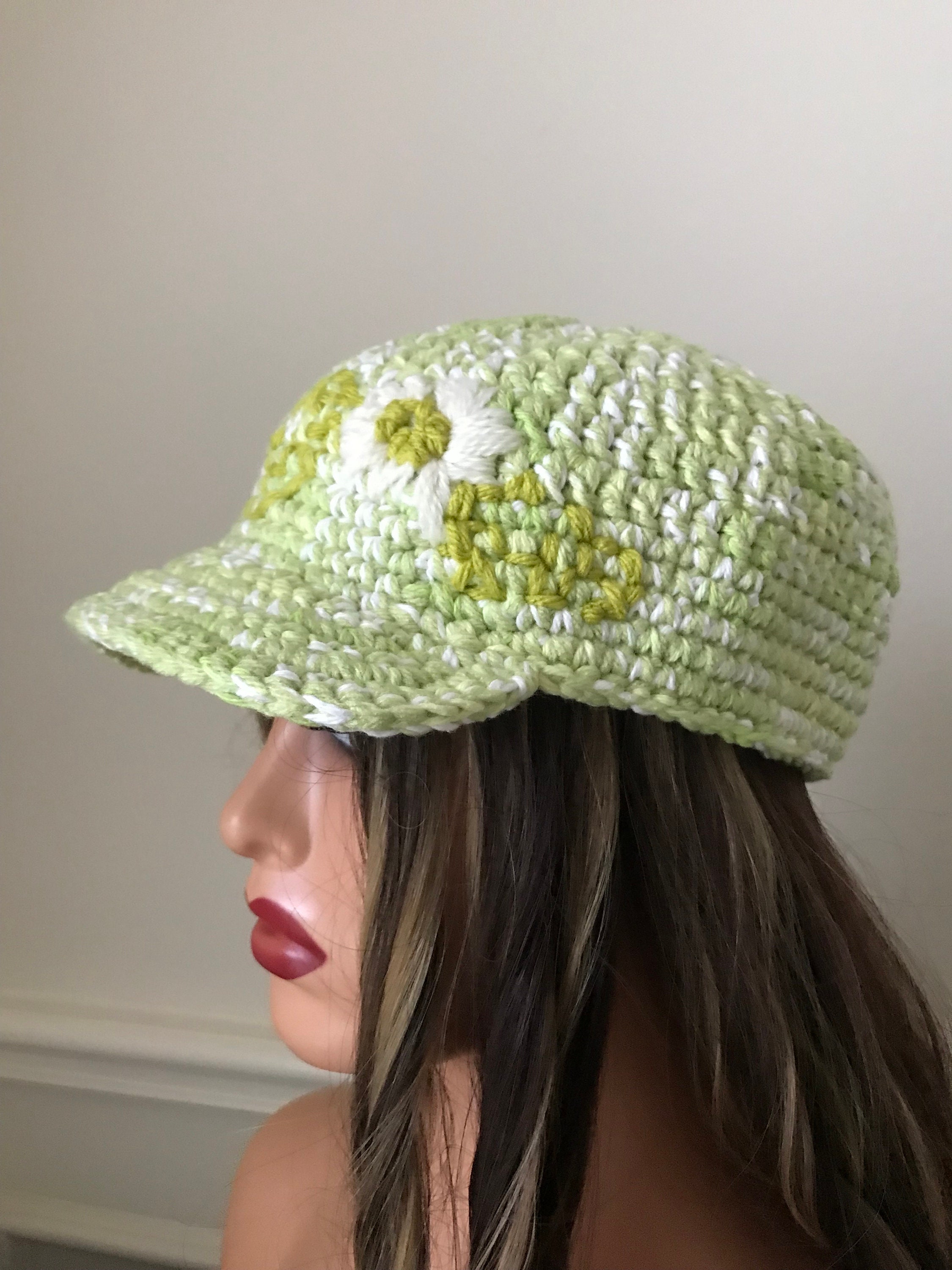 Chunky Crochet Baseball Cap , Crochet Baseball Hat , Crochet Baseball ...