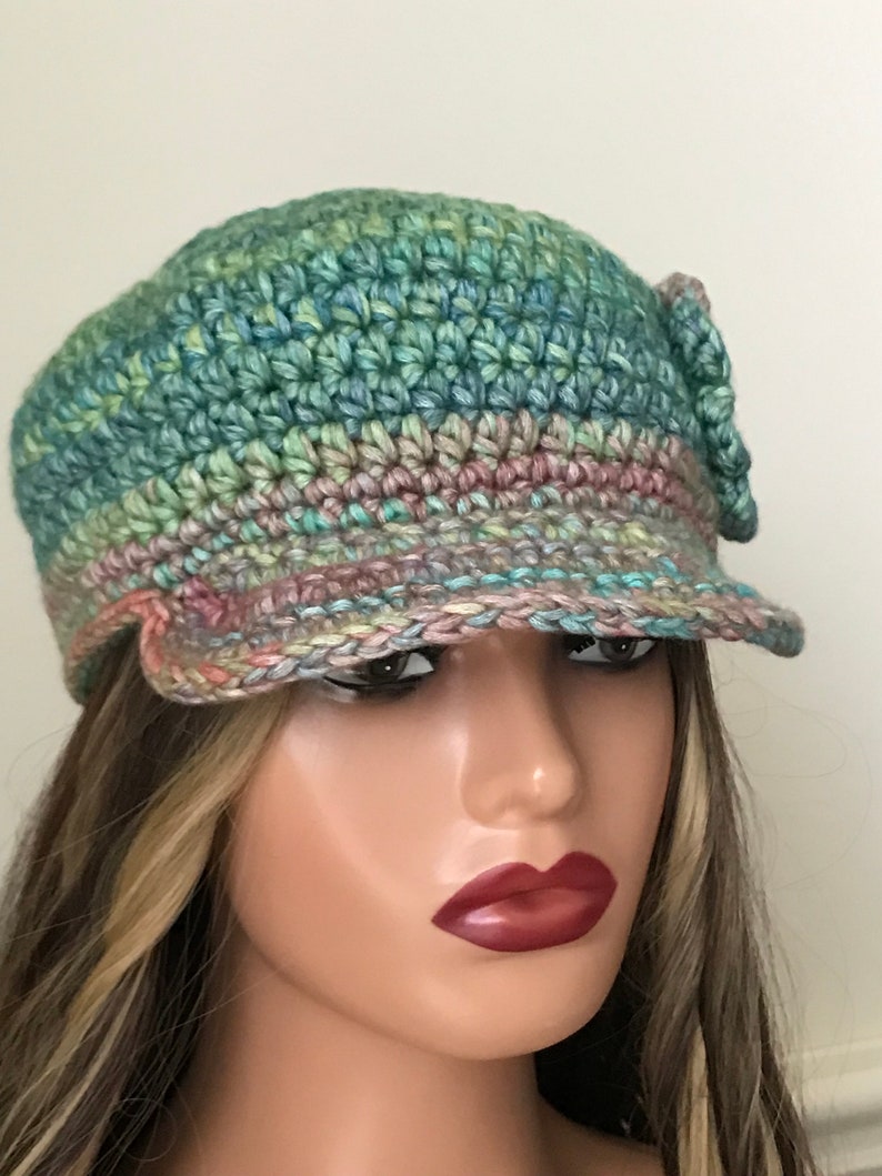 Chunky Crochet Baseball Cap , Crochet Baseball Hat , Crochet Baseball ...