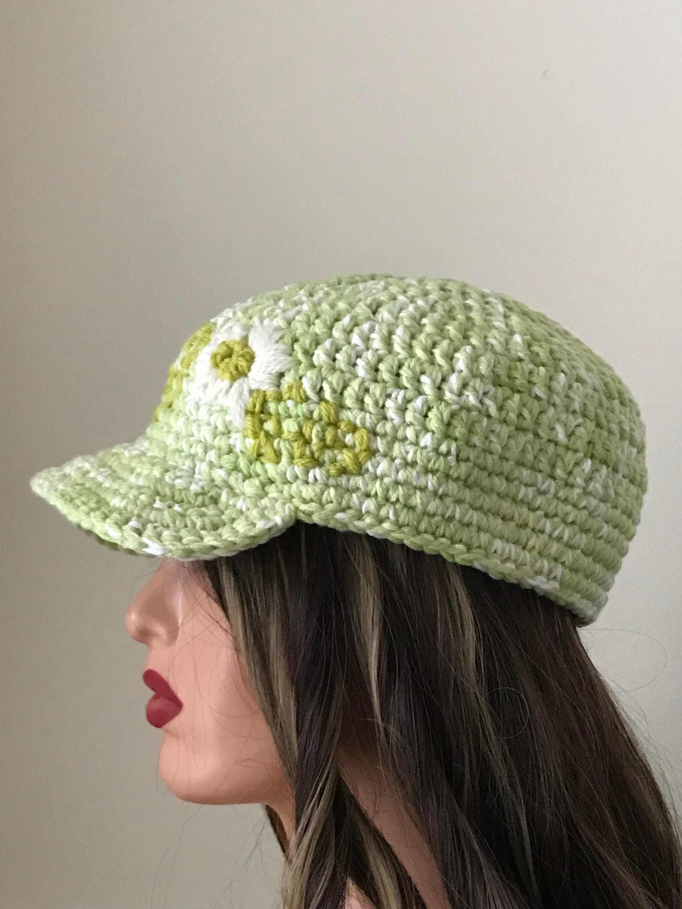 Chunky Crochet Baseball Cap , Crochet Baseball Hat , Crochet Baseball ...