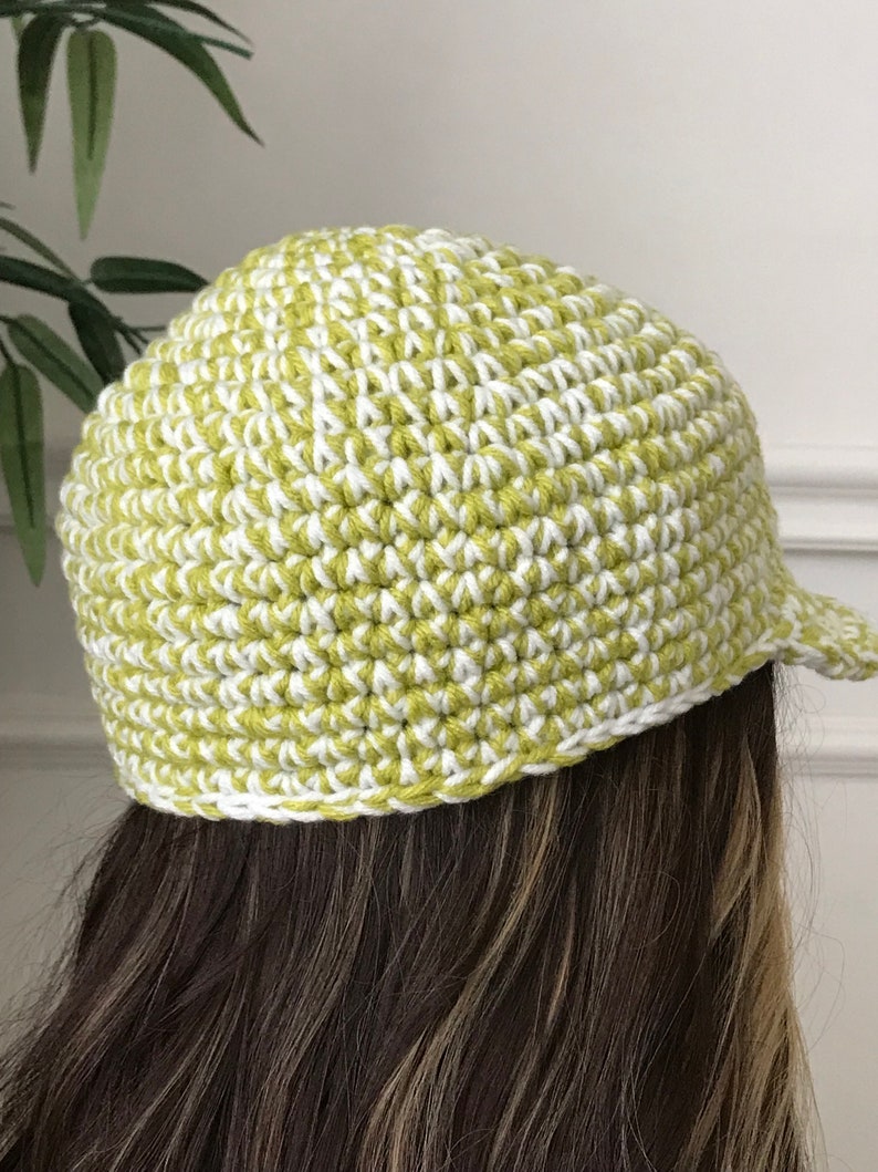 Chunky Crochet Baseball Cap , Crochet Baseball Hat , Crochet Baseball ...