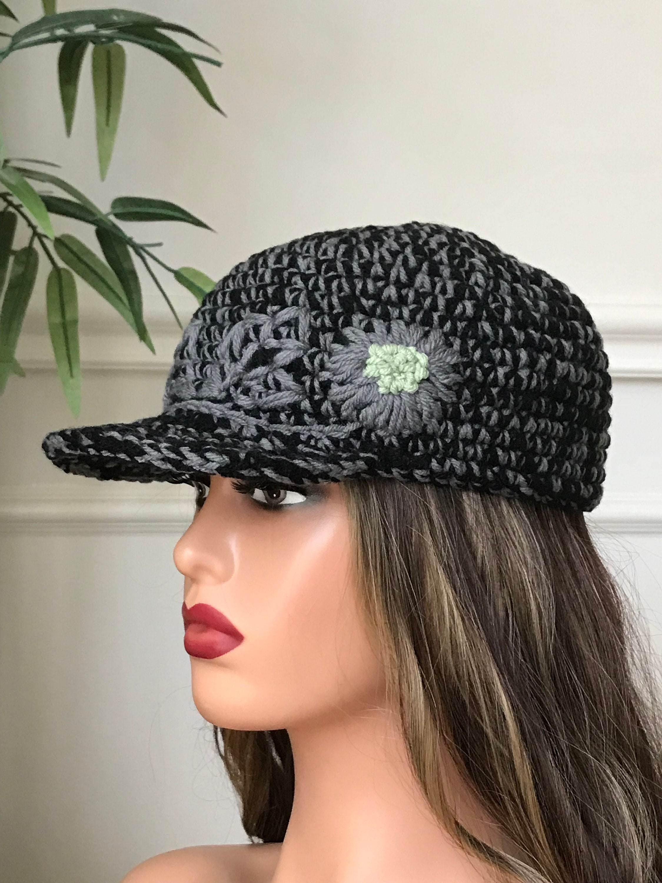 Chunky Crochet Baseball Cap , Crochet Baseball Hat , Crochet Baseball ...