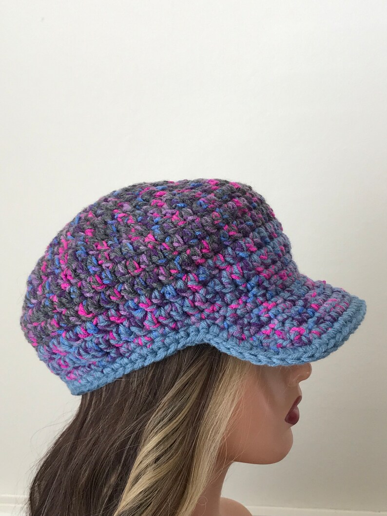 Chunky Crochet Baseball Cap , Crochet Baseball Hat , Crochet Baseball ...