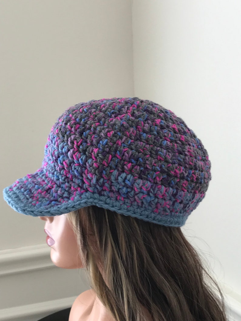 Chunky Crochet Baseball Cap , Crochet Baseball Hat , Crochet Baseball ...