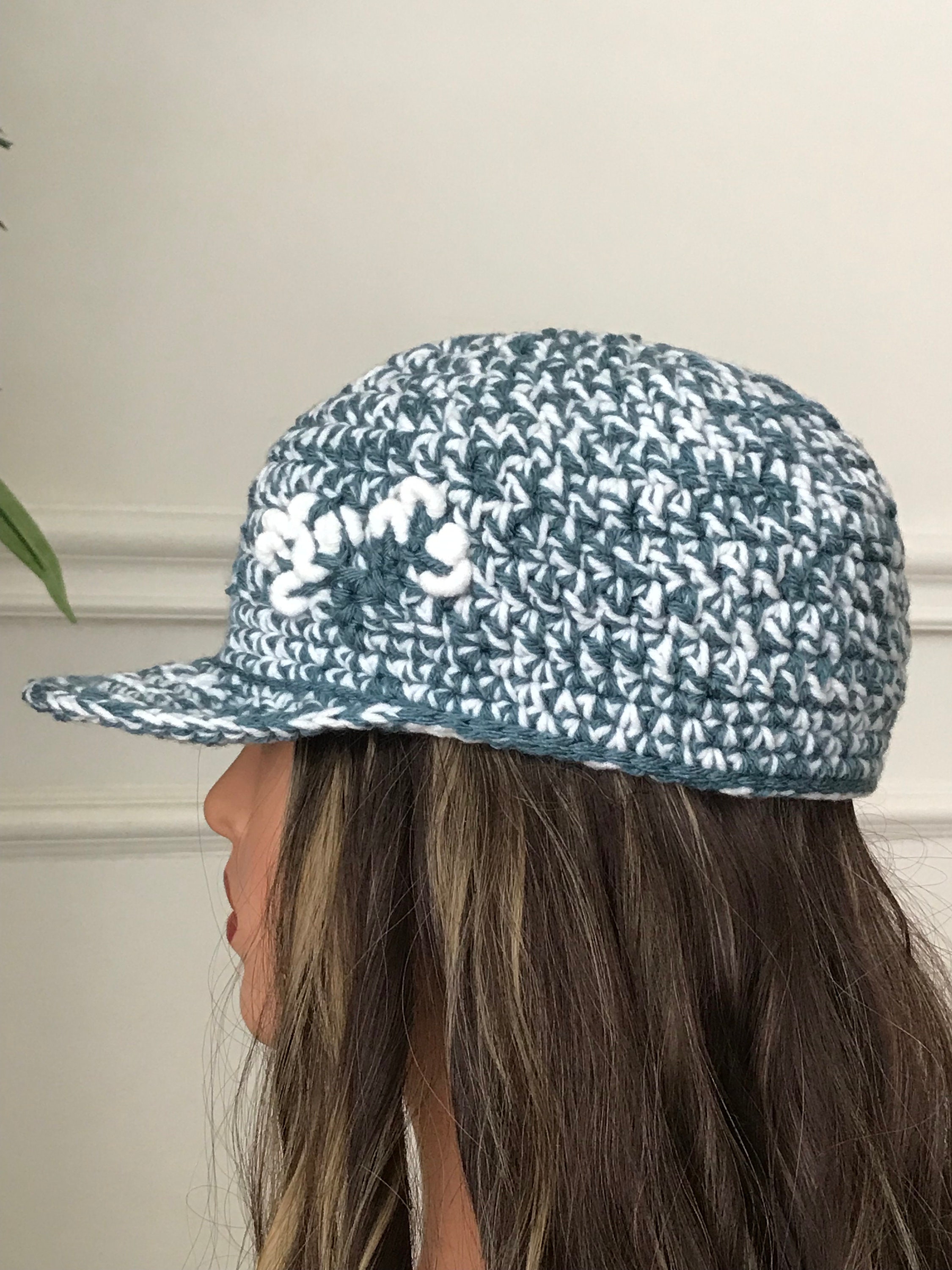 Chunky Crochet Baseball Cap , Crochet Baseball Hat , Crochet Baseball ...