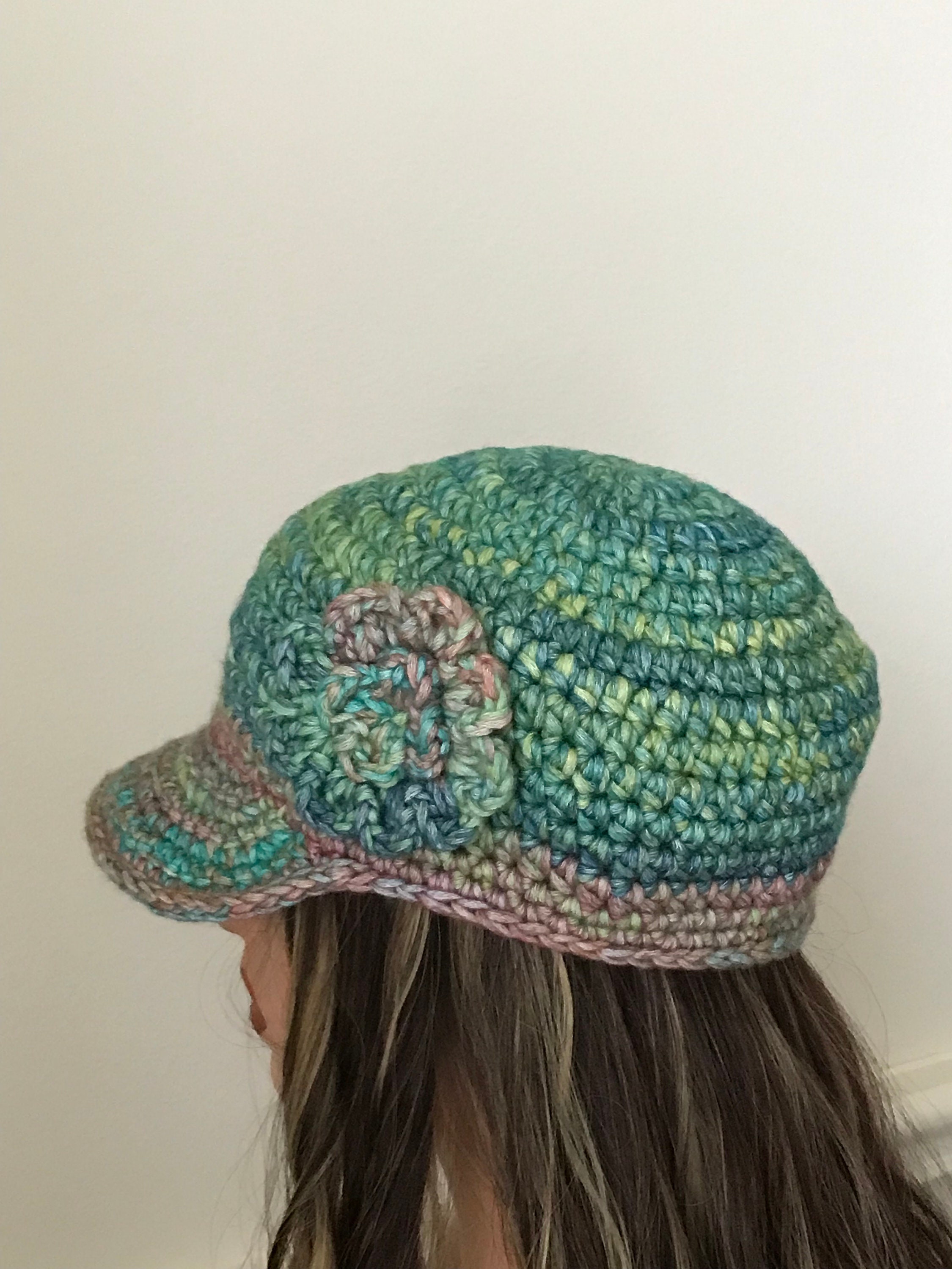Chunky Crochet Baseball Cap , Crochet Baseball Hat , Crochet Baseball ...