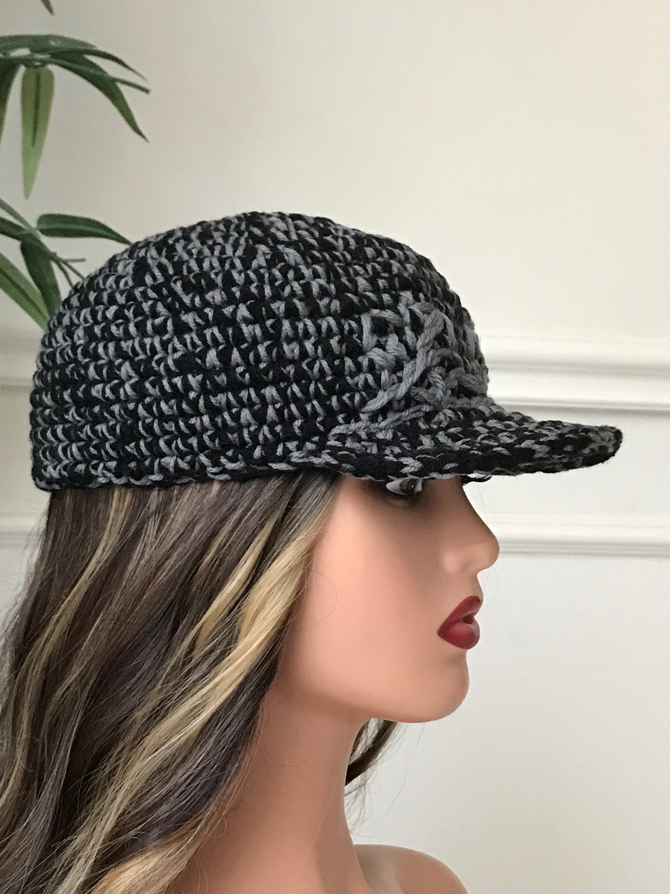 Chunky Crochet Baseball Cap , Crochet Baseball Hat , Crochet Baseball ...