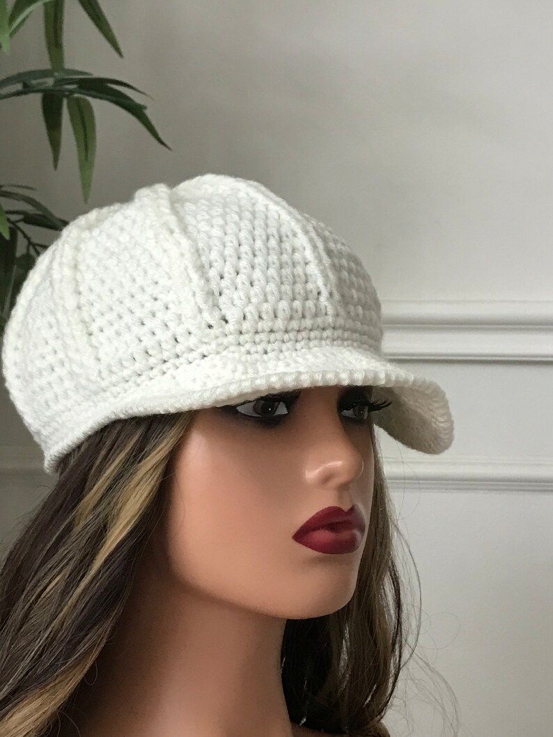 Chunky Crochet Baseball Cap , Crochet Baseball Hat , Crochet Baseball ...