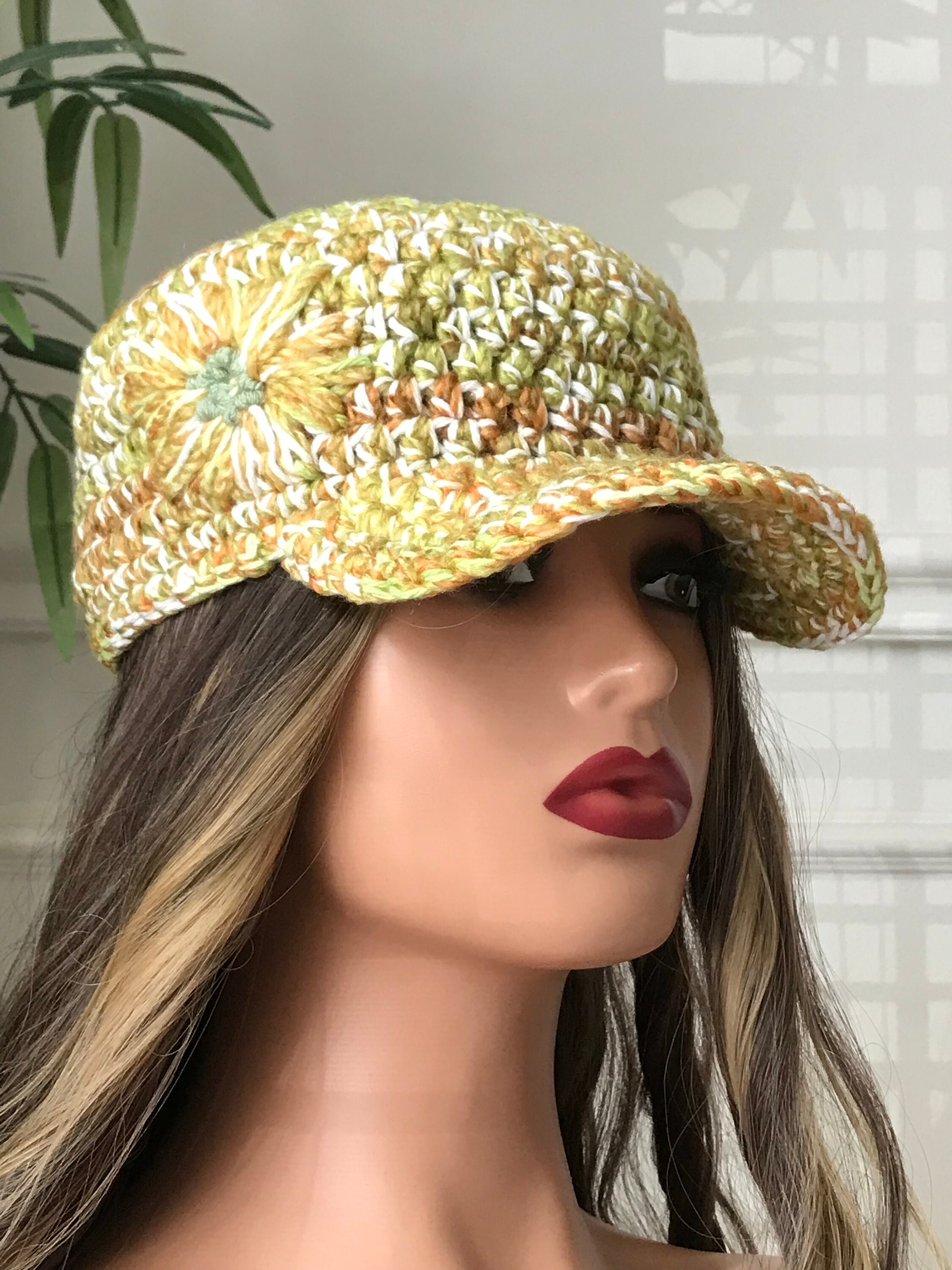 Chunky Crochet Baseball Cap Hat. Crochet Women Hat. Crochet - Etsy