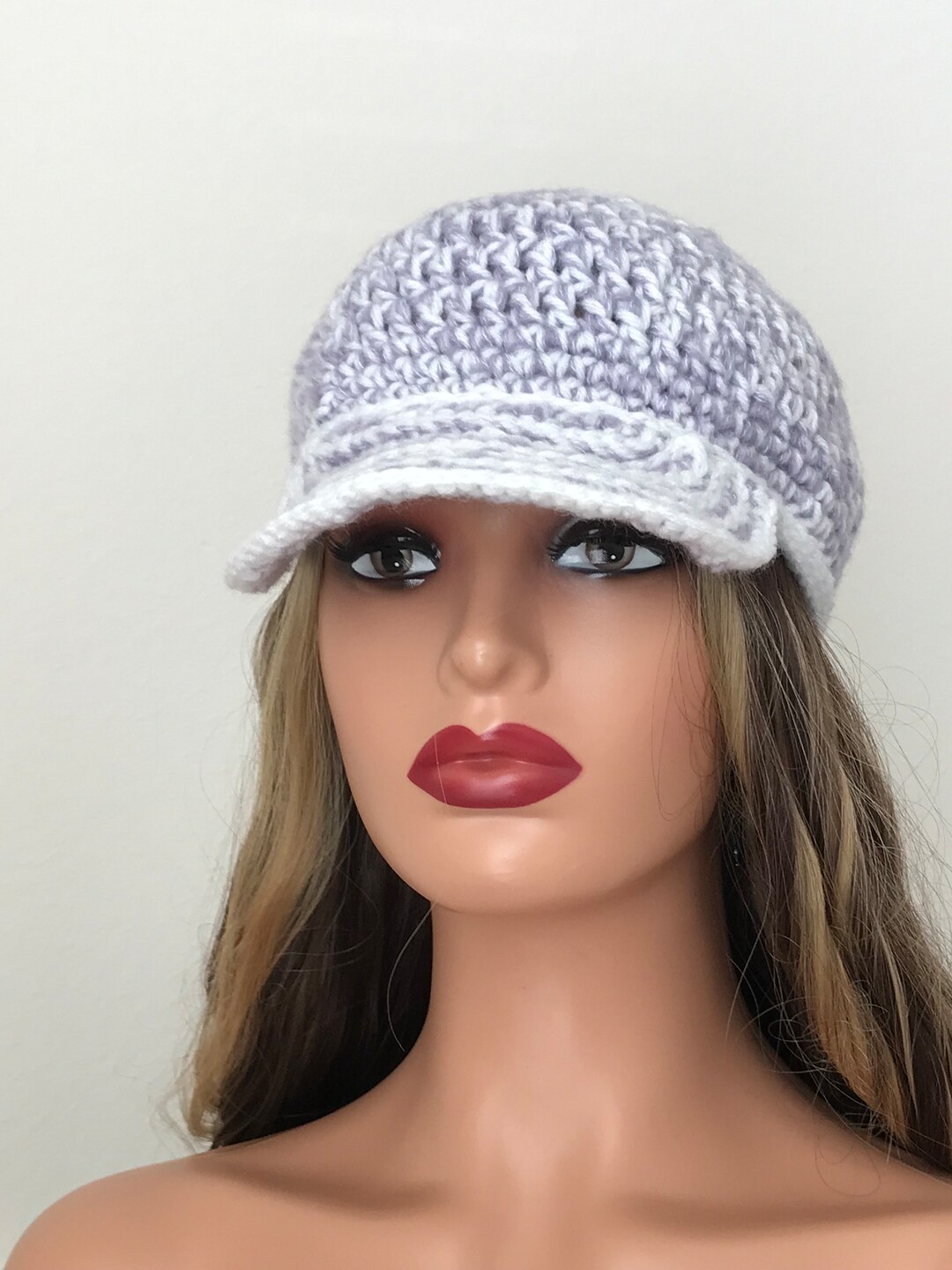 Chunky Crochet Baseball Cap , Crochet Baseball Hat , Crochet Baseball ...