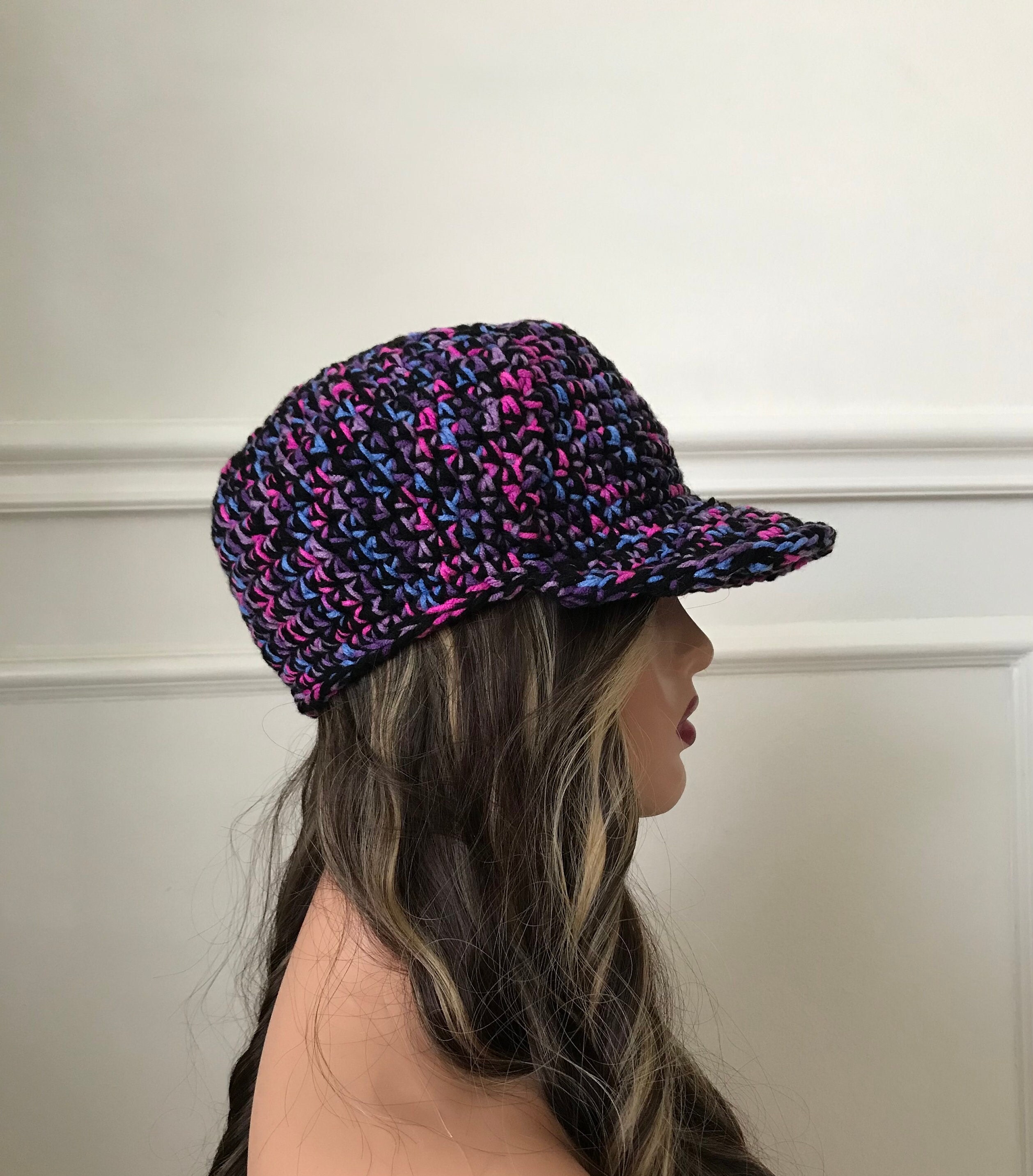 Chunky Crochet Baseball Cap Crochet Baseball Hat Crochet - Etsy
