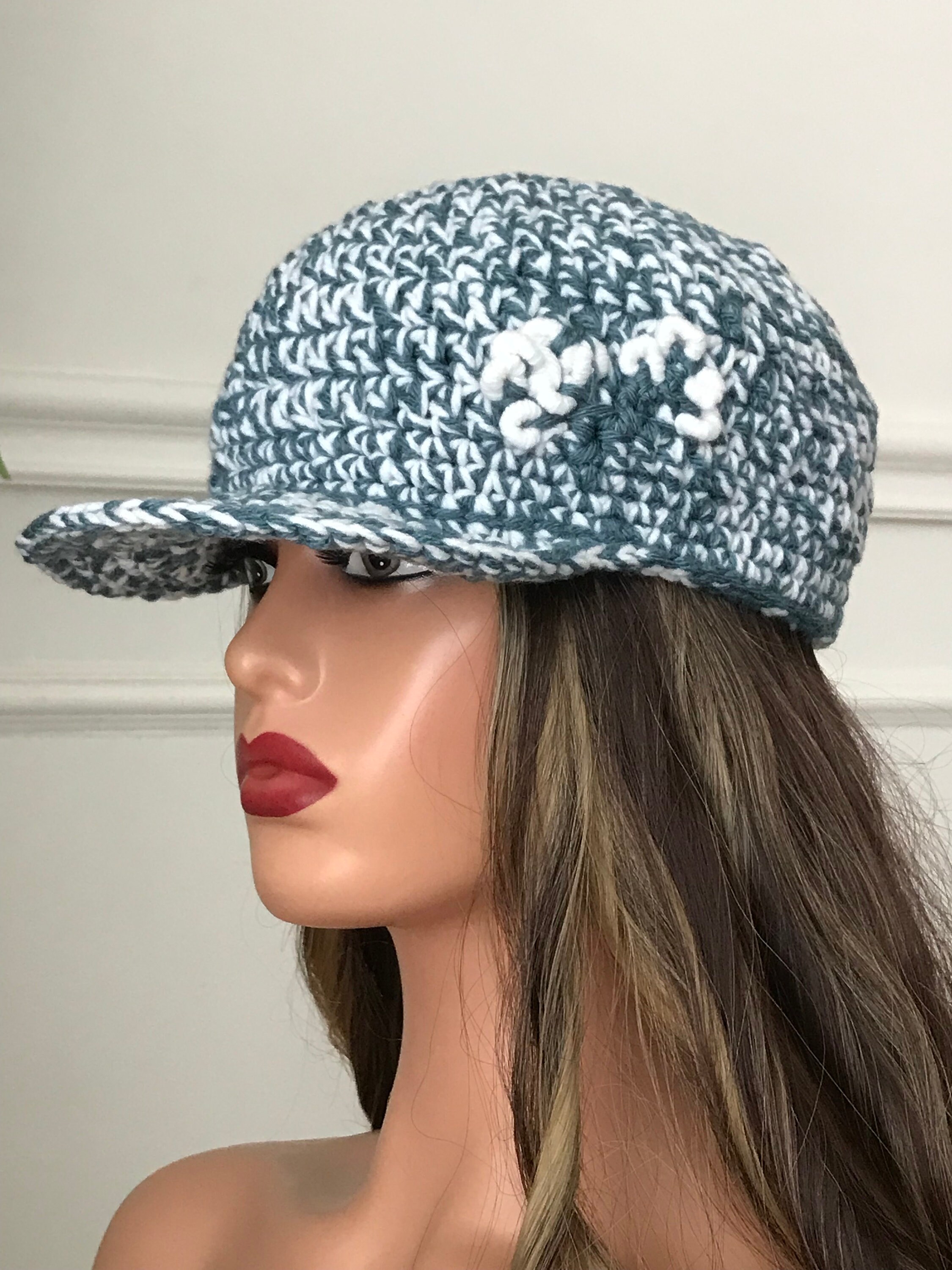 Chunky Crochet Baseball Cap , Crochet Baseball Hat , Crochet Baseball ...