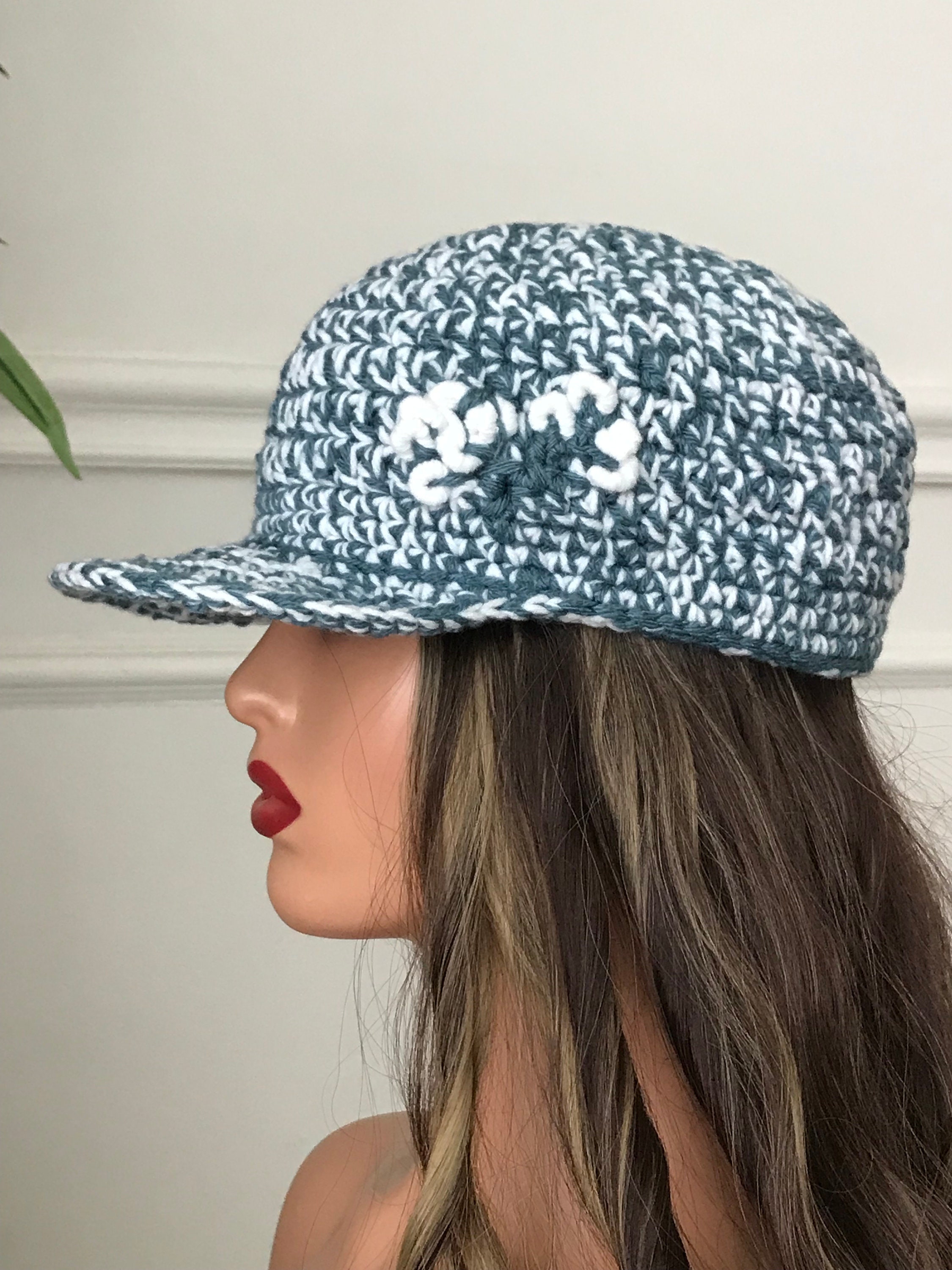 Chunky Crochet Baseball Cap , Crochet Baseball Hat , Crochet Baseball ...